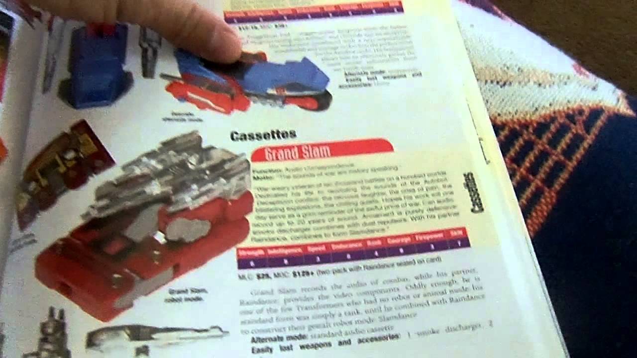 HD Video Review of Transformers Identification and Pricing Guide Book 2 ...
