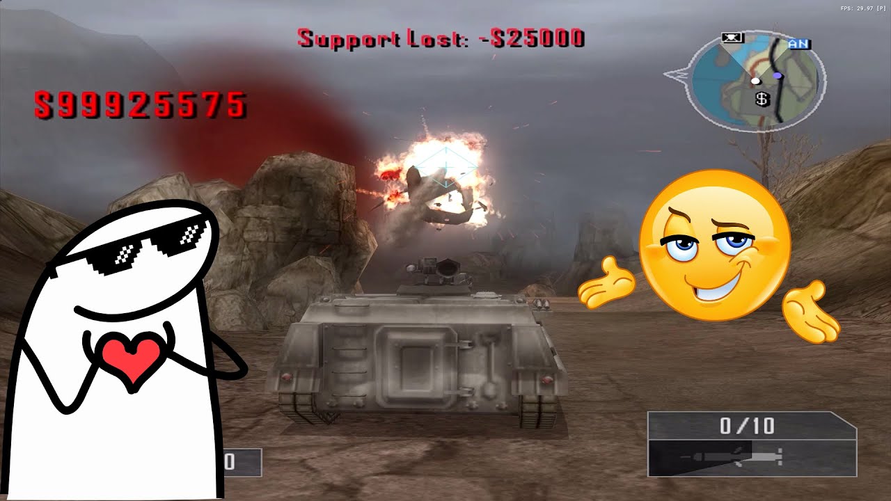 MERCENARIES 1 PLAYGROUND OF DESTRUCTION PS2 TROLL BOTS - YouTube
