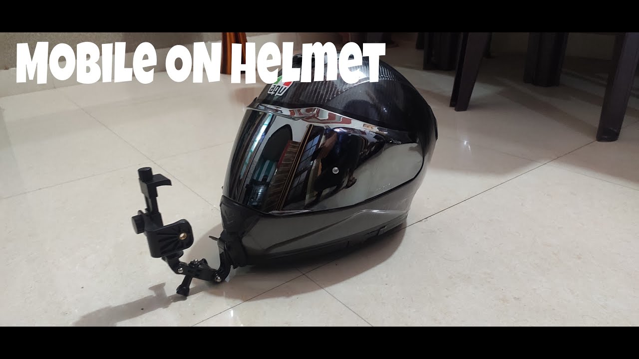 Best way to Mount Mobile On your Helmet | Video Samples Included - YouTube