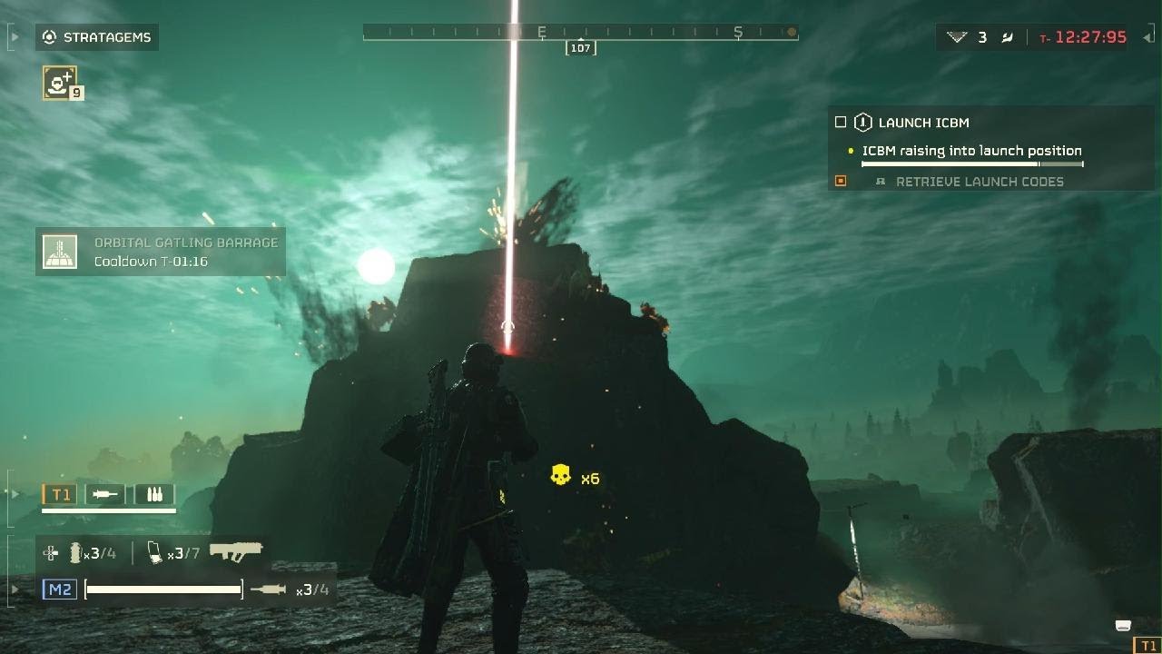 HELLDIVERS 2 ICBM Launch - YouTube