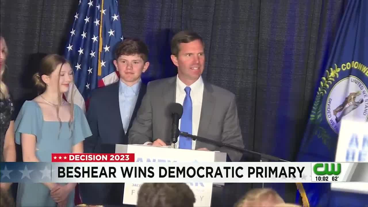 Ky. Gov. Andy Beshear wins Democratic primary - YouTube