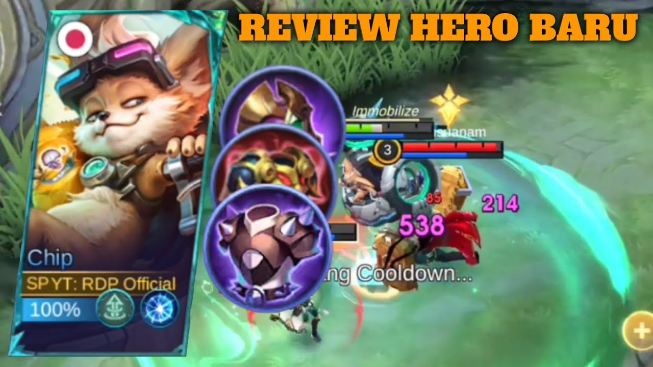 REVIEW HERO CHIP!! - Mobile Legends - YouTube