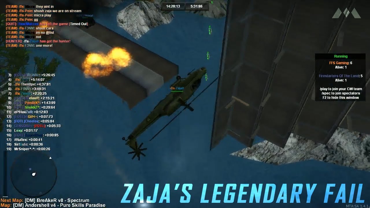 Zaja's Legendary Fail - YouTube