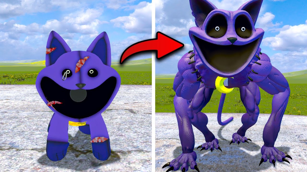 EVOLUTION MUSCLE CATNAP - POPPY PLAYTIME CHAPTER 3 in GMod! - YouTube