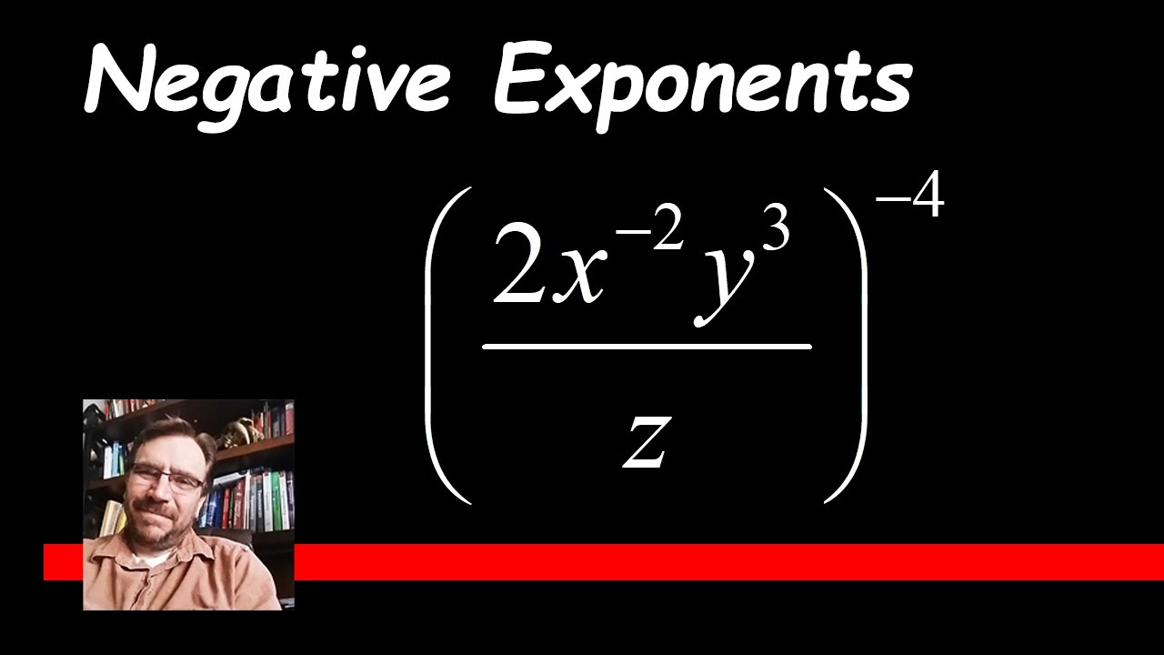 Simplify using Rules of Exponents (with Negative Exponents) - YouTube
