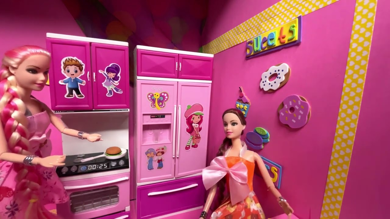 Barbie Fun Doll House | Barbie Daily Routine Video | Barbie Video For ...