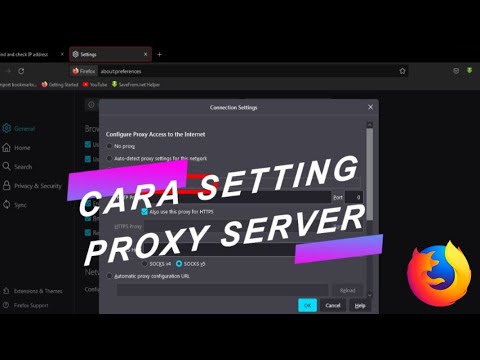 🔴Easy Ways to Setting Proxy Server in Mozilla Firefox - YouTube