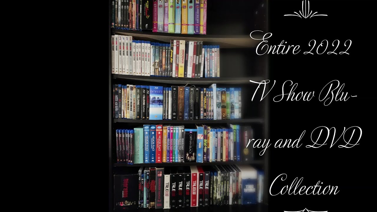 Entire 2022 TV Show Blu ray and DVD Collection - YouTube