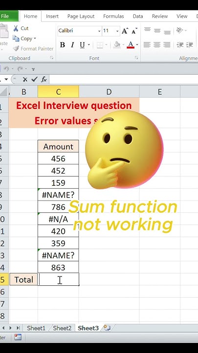 Excel interview questions and answers | Excel interview question | excel | #shorts #interview ...