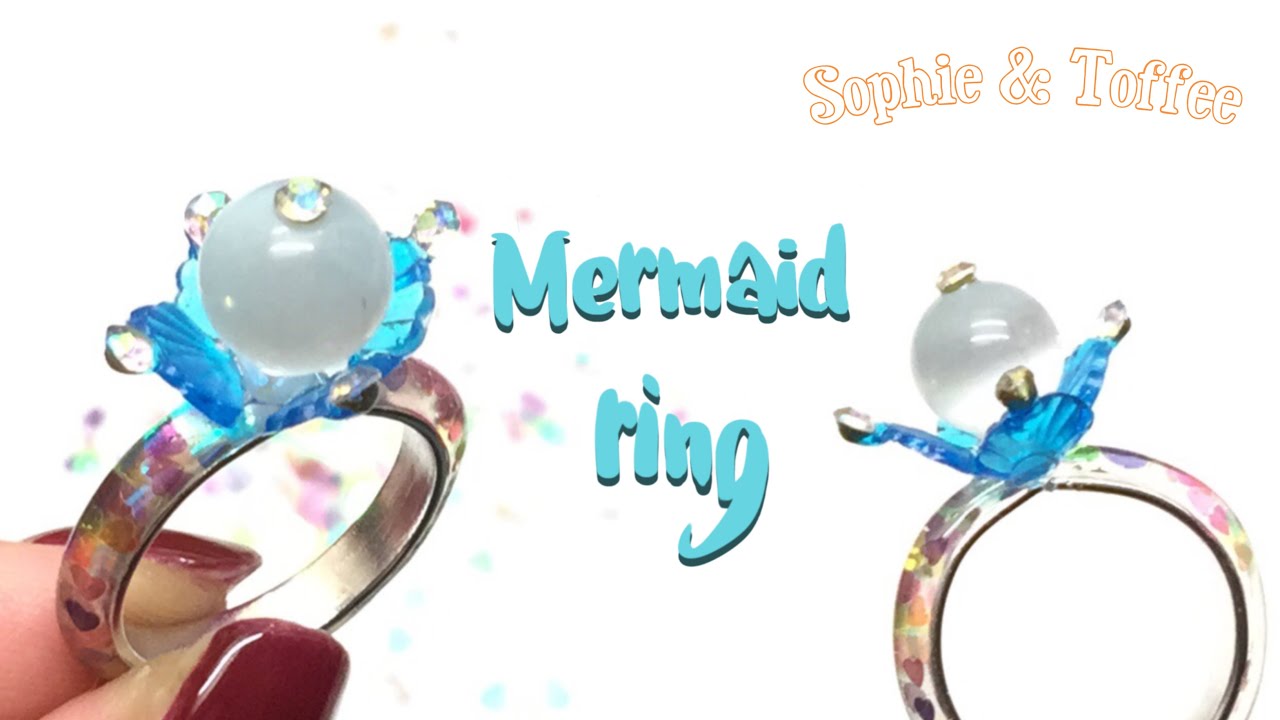 Mermaid ring- Resin- Sophie & Toffee- easy DIY- Tutorial - YouTube