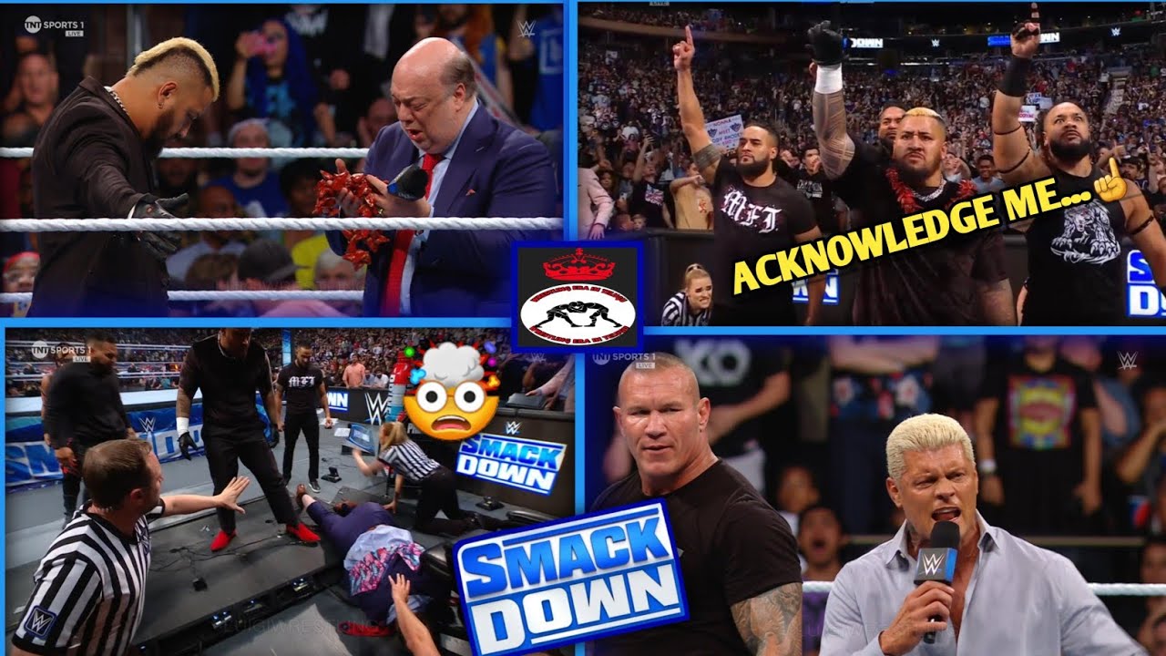 ACKNOWLEDGE ME☝️|BLOODLINE ATTACKED PAUL HEYMAN|MITB QUALIFIERS|RANDY ...