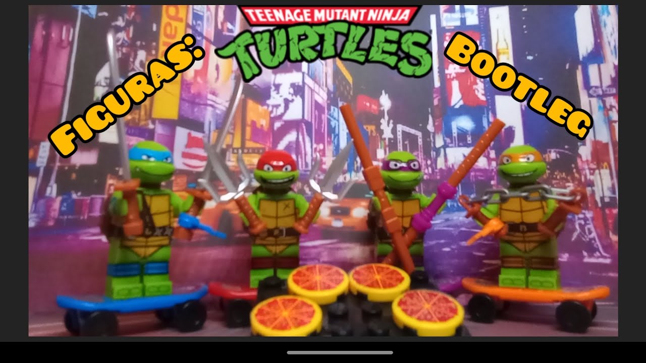 TMNT, las tortugas ninja, LEGO Bootleg - YouTube