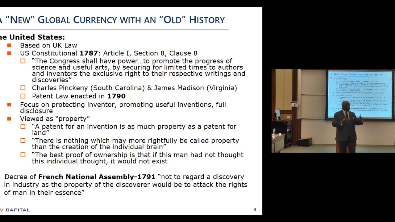 Law & Entrepreneurship Lecture: Intellectual Property – The New Global ...
