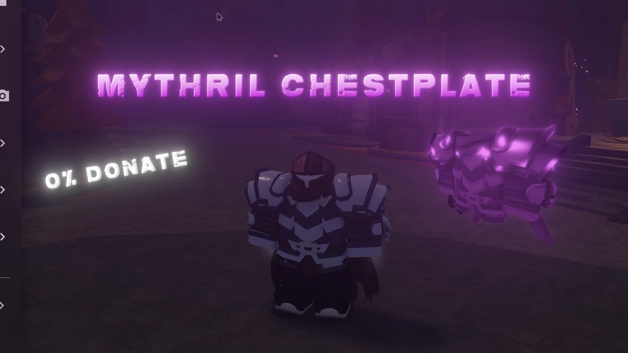 Legendary Mythril Armor Chestplate | The Forge Roblox - YouTube