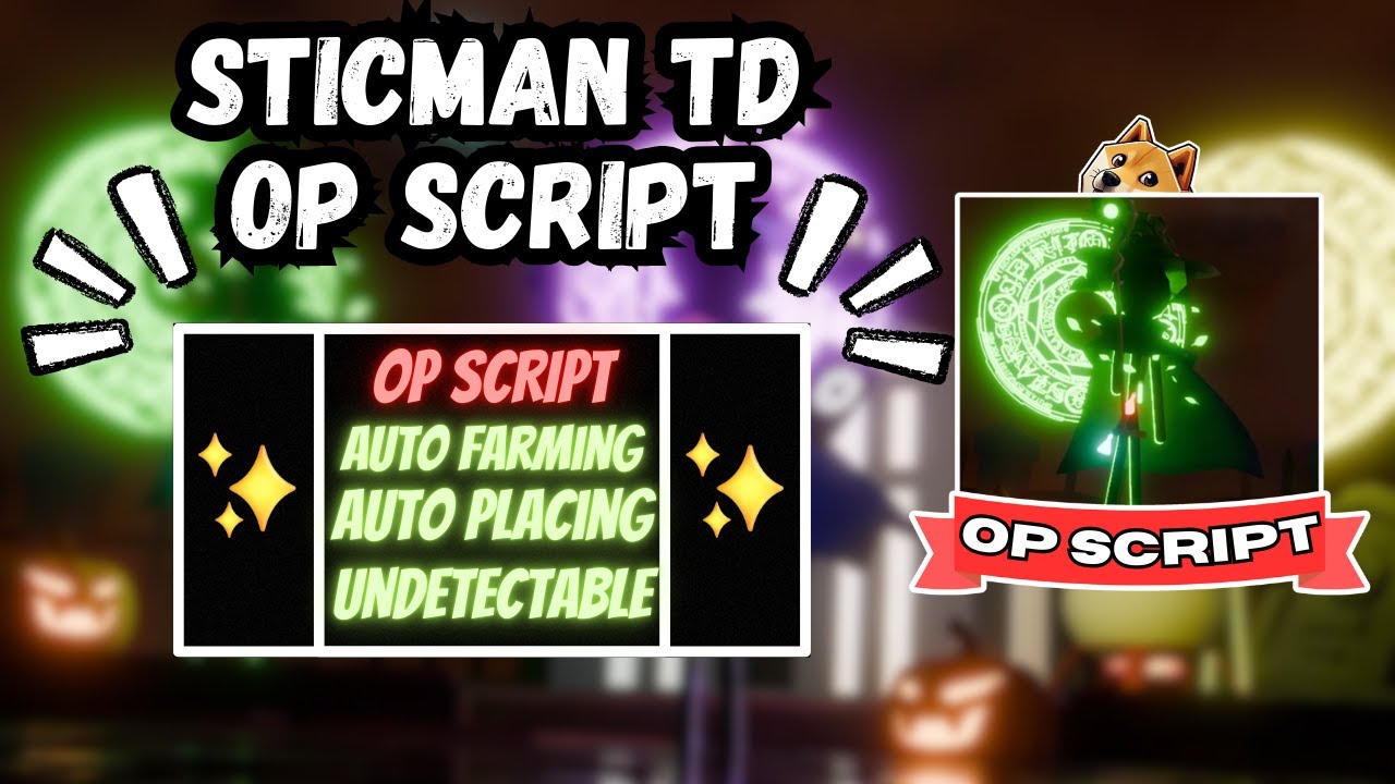 *NEW* 🎃Stickman TD OP Script (PASTEBIN) 2024 (AUTOKILL, AFK GAMEPLAY ...