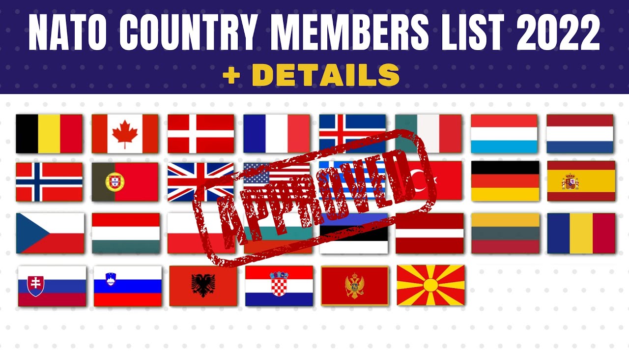 nato country members list 2022 | 30 NATO members |Nato countries - YouTube