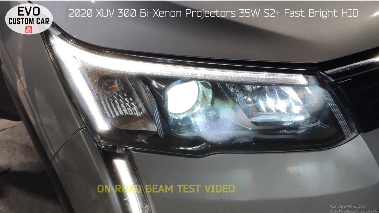 EVO Visibility : 2020 Mahindra XUV 300 Bi-Xenon projector upgrade beam ...