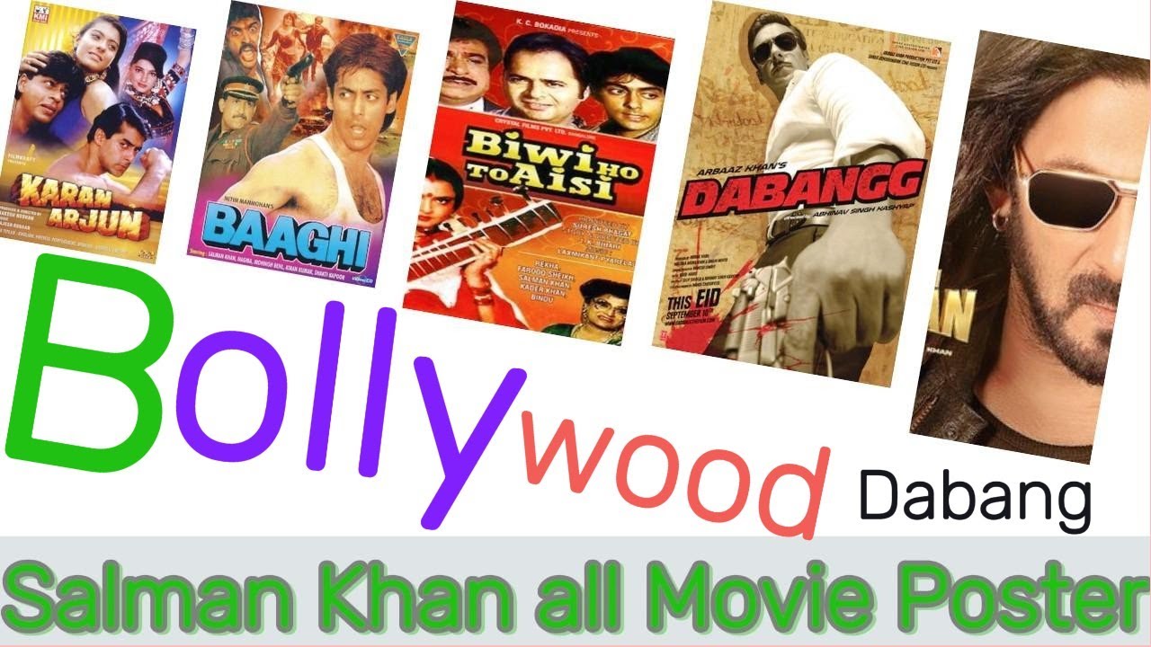 Bollywood Dabang Salman Khan All Movie Poster Review #salmankhan # ...