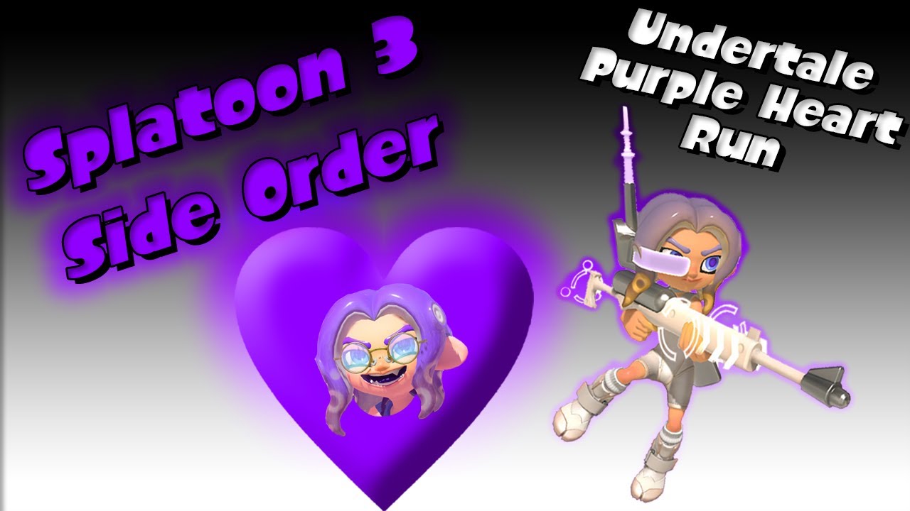 Undertale Heart Challenge Run - Purple Perseverance | Splatoon 3: Side ...
