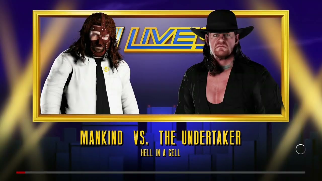 Mankind vs. The Undertaker(WWE Hell In A Cell Match)(WWE2K18)(XboxOne ...