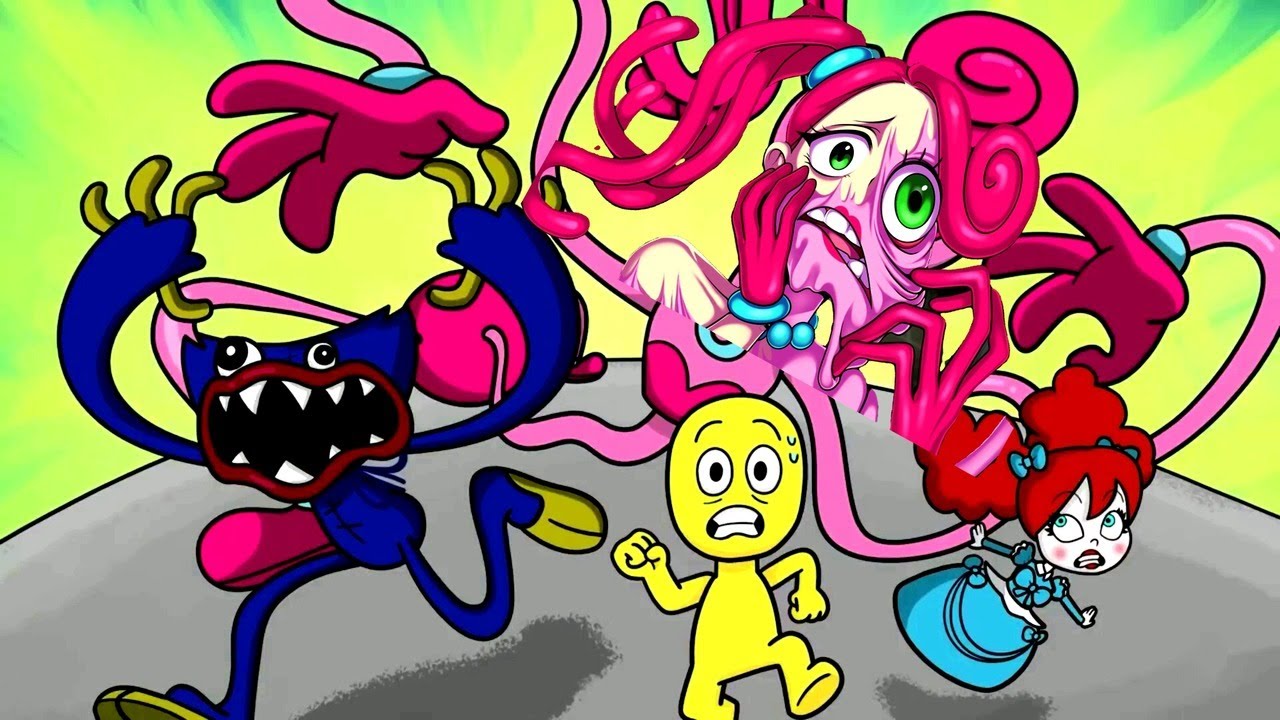 The Story of Mommy Long Legs Transforming into a Human (Cartoon ...