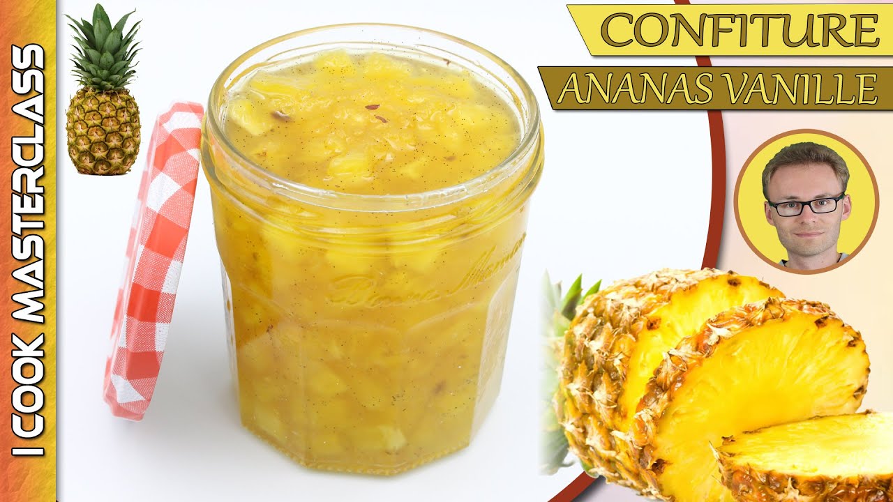 CONFITURE ANANAS VANILLE RHUM BRUN ! Cette recette de confiture d ...