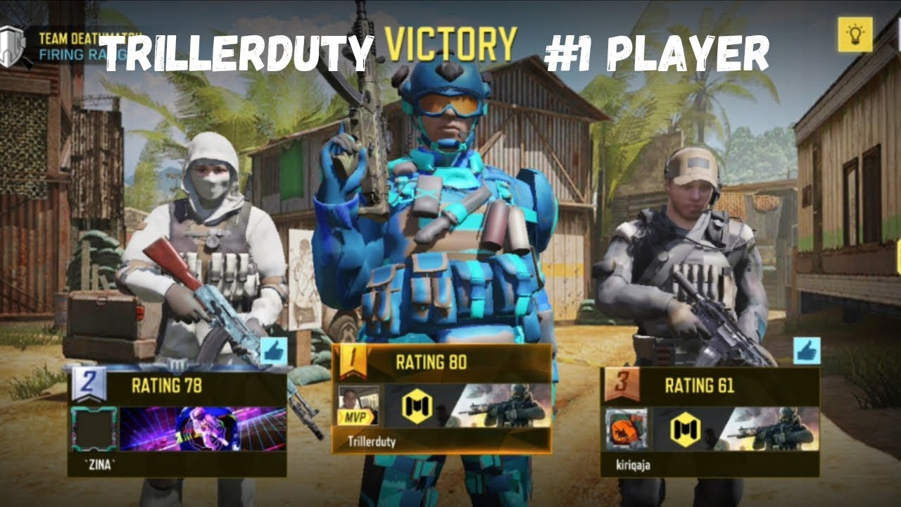 CALL OF DUTY MOBILE FIRING RANGE #1 MVP IN CODM MERC 2 SKIN - YouTube