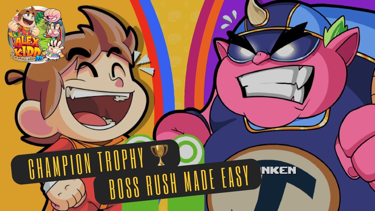 Alex Kidd DX Boss Rush Trophy Made Easy! - YouTube