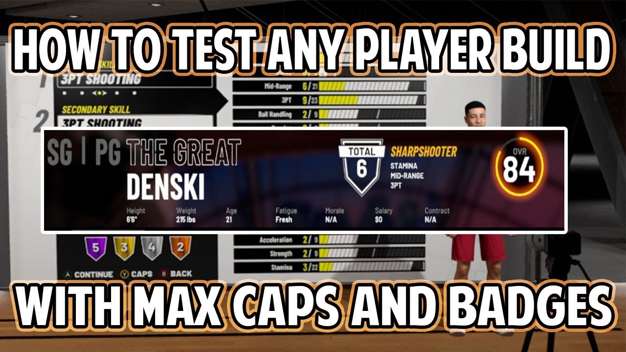 NBA 2K19 HOW TO TEST ANY BUILD WITH MAX ATTRIBUTES AND BADGES! DON'T ...