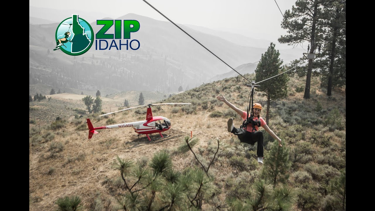 Heli-Zipping, Zip Idaho - YouTube