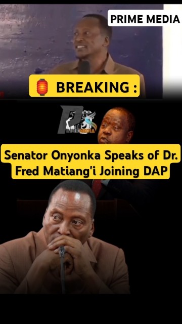 🏮Sanator Onyanka confirms Dr. Fred Matiang'i working for World Bank. # ...
