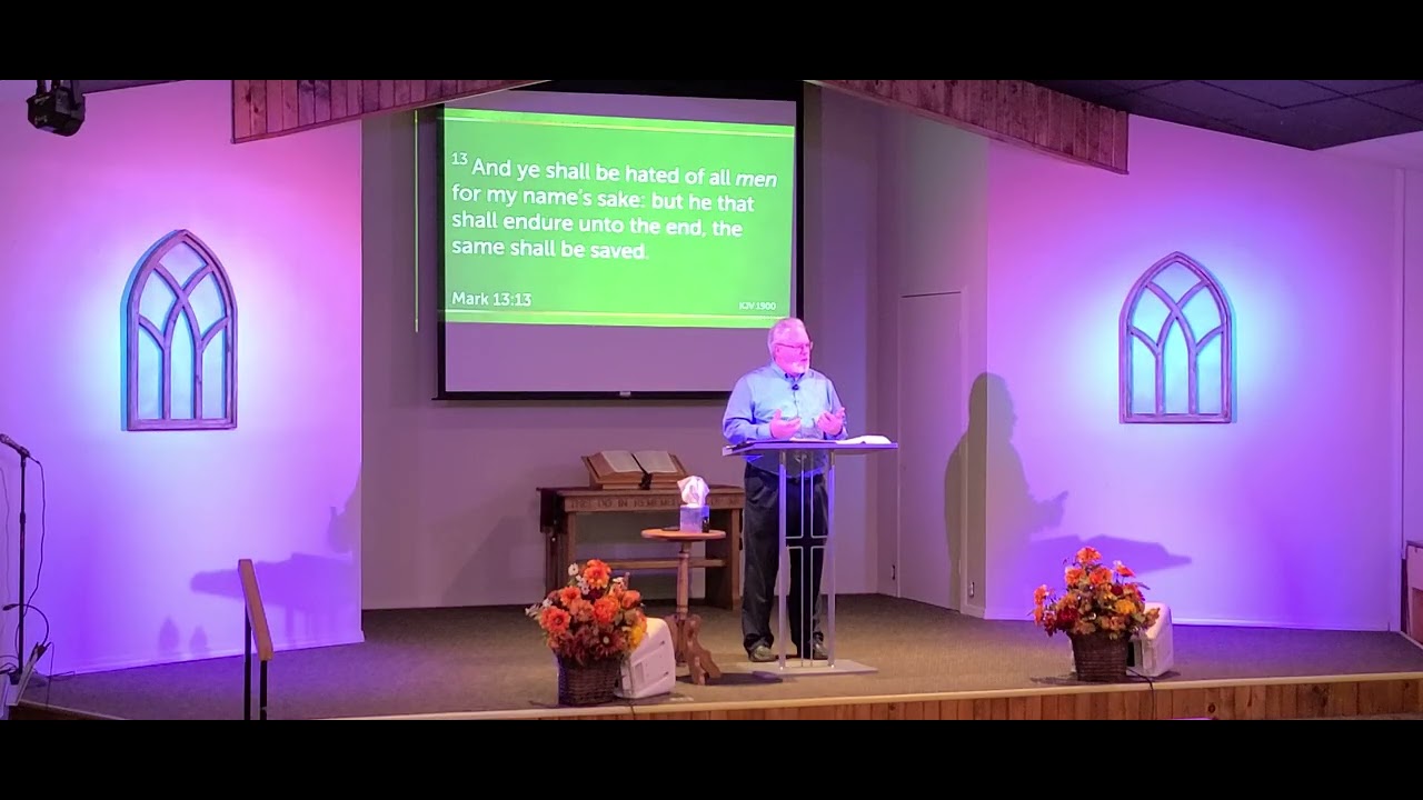 "Message 6 - 'Standing Firm - Endurance', Matthew 24:6-13" - Bro. Randy ...
