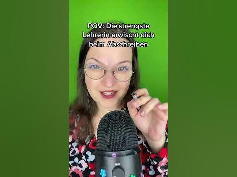 POV: Die strengste Lehrerin erwischt dich beim Abschreiben #shorts #asmrshorts #asmr - YouTube