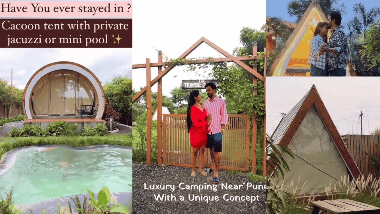 Tent Camping in Pune | Triangle Glamping Full Experience | Nature ...