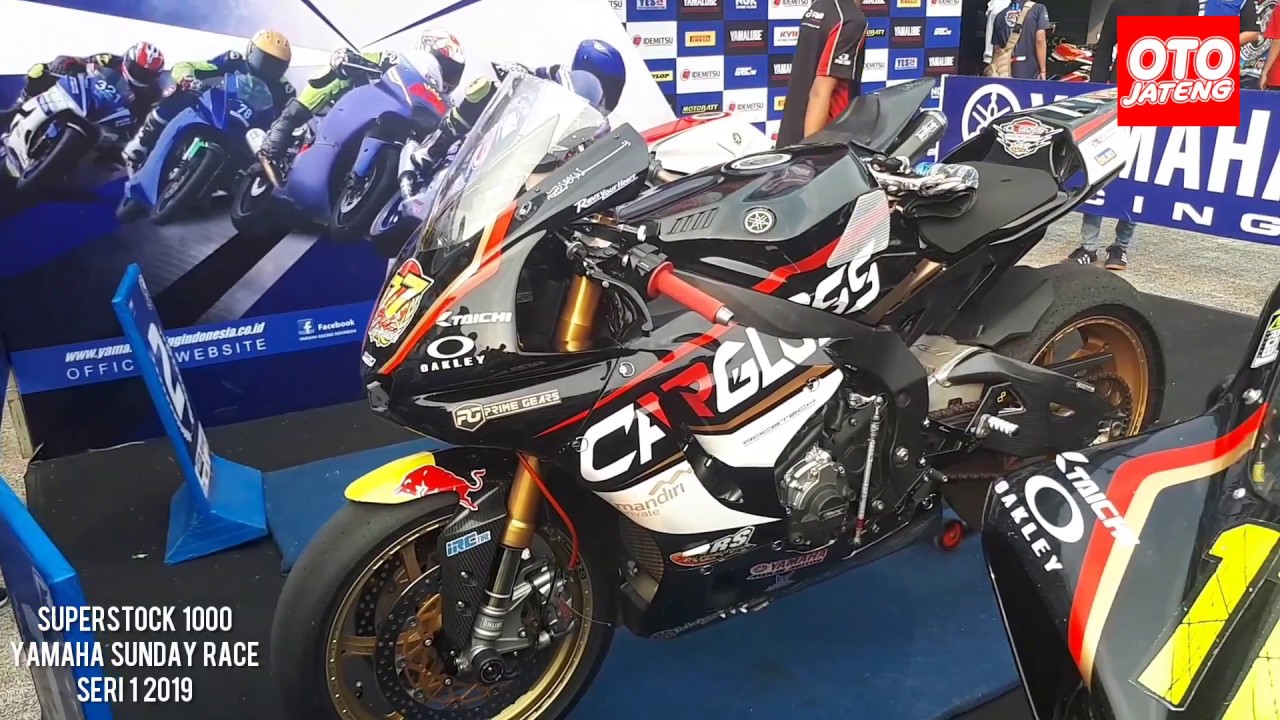 BALAP MOGE 1000 cc di INDONESIA PALING SERU. YAMAHA SUNDAY RACE SERI 1 ...
