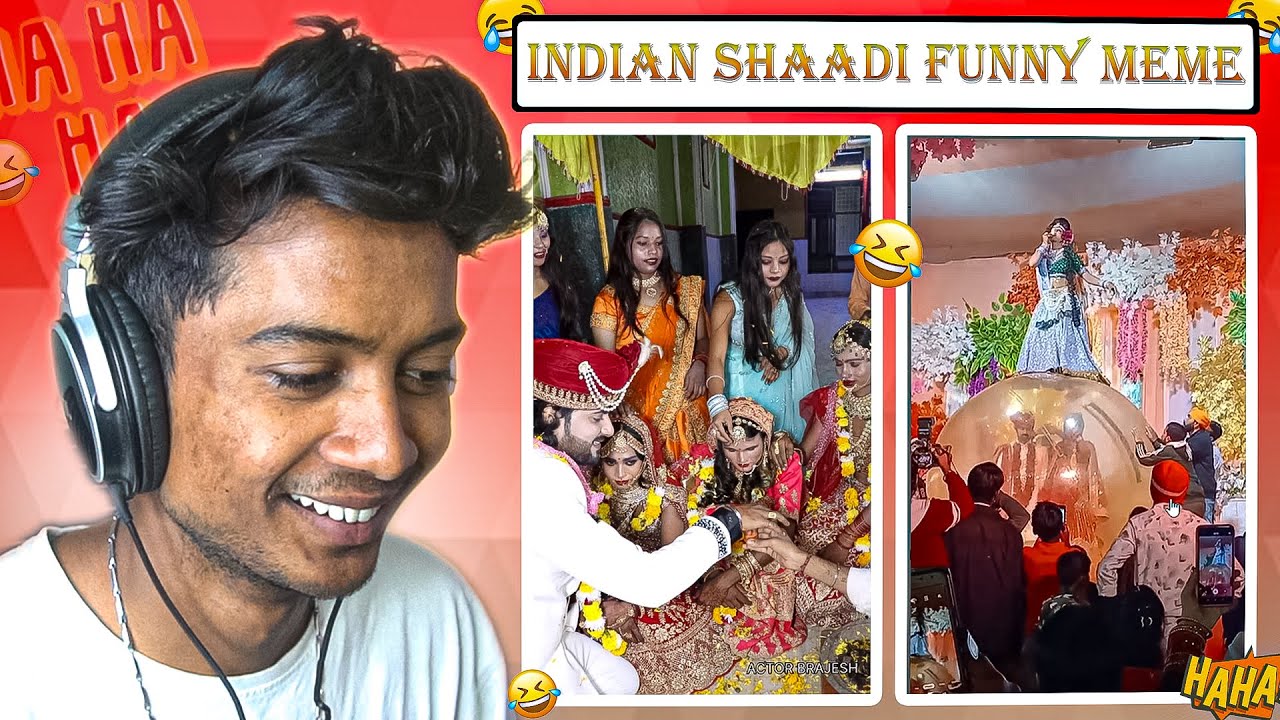 indian shaadi funny video😂🤣(PART-3) (TRY NOT TO LAUGH) #shaadi #wedding ...