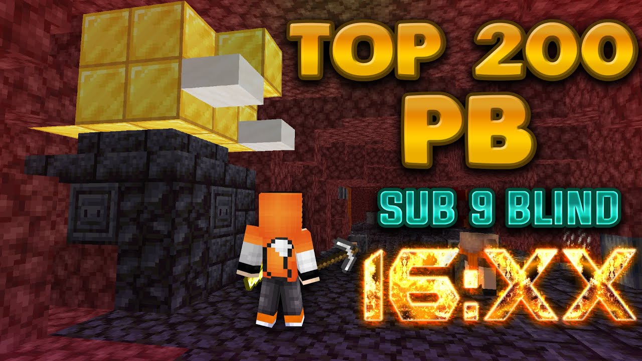 [PB] My first decent blind travel time! (Sub 17 Minecraft Speedrun ...