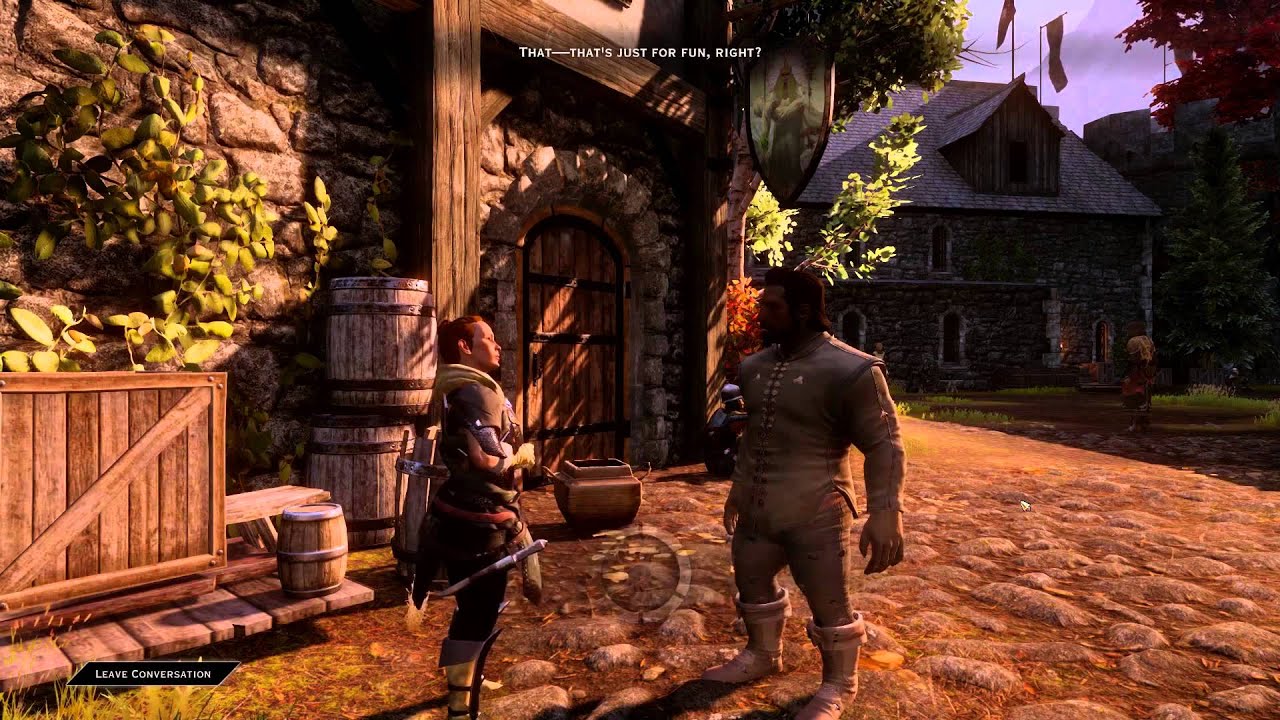 Dragon Age Inquisition: Scout Harding Digs the Dwarfisitor - YouTube