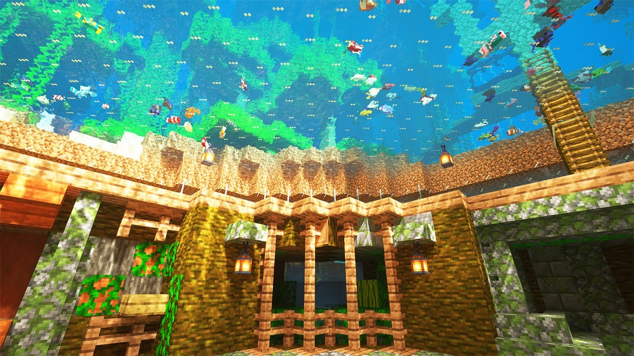 This Is The Most INSANE Underwater Minecraft Dungeon RTX HD - YouTube