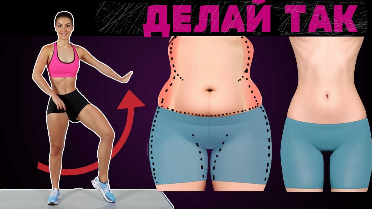 12 Эффективных Упражнений Для ПОХУДЕНИЯ ДОМА Youtube