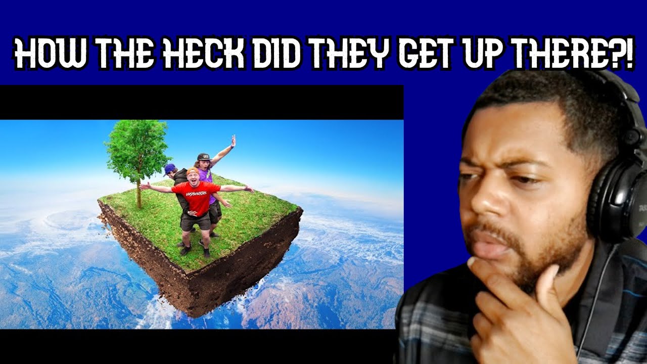 I Survived Skyblock In Real Life | REACTION!! - YouTube