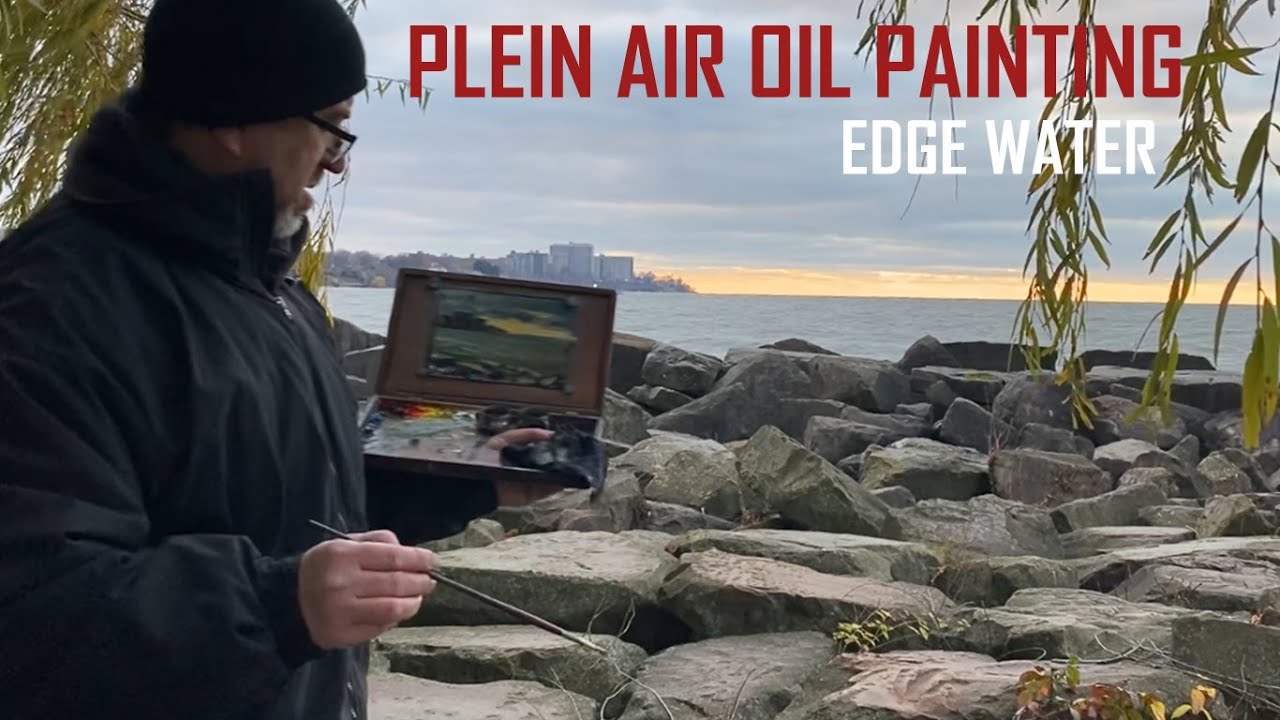 Plein Air Oil Painting, Edge water - YouTube