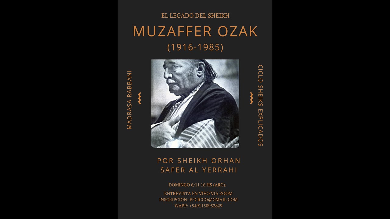 El legado del Sheik Muzaffer Ozak. Entrevista al sheik Orhan Sefer al ...
