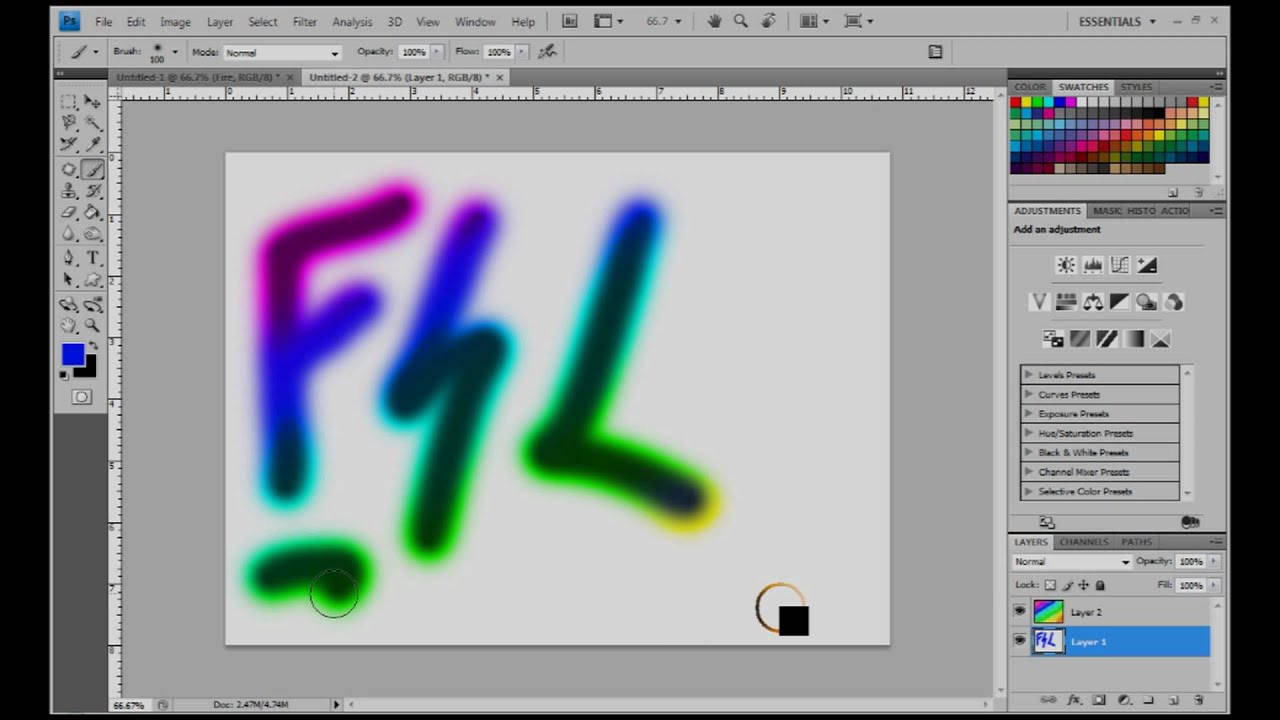 How To: Color Brush in Photoshop - YouTube
