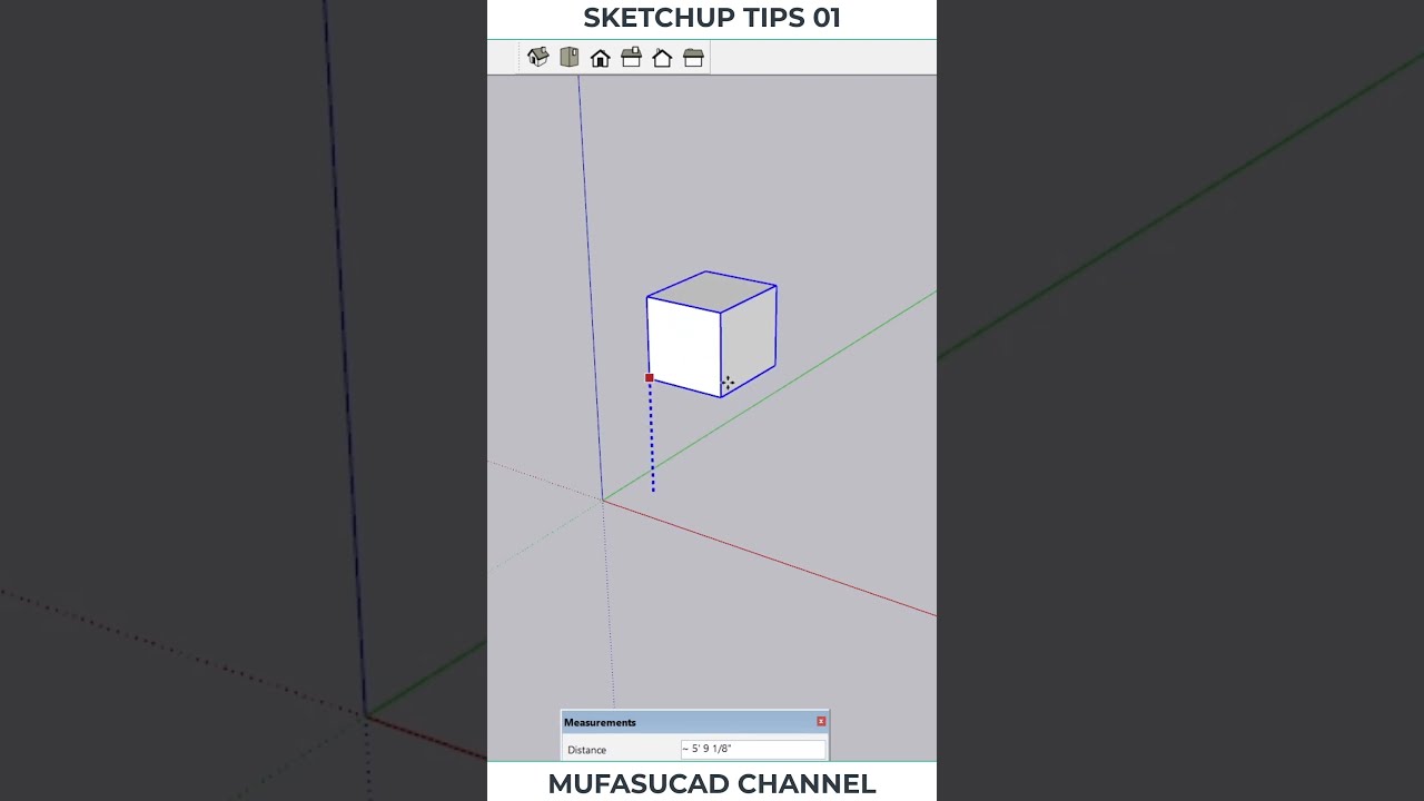 Sketchup Tips 01 Lock Axis Direction Shorts YouTube Sketchup Tips 01 Lock Axis Direction Shorts YouTube