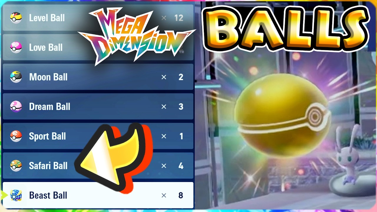 Easy Beast Balls, Dream and Safari Balls in Legends Z-A! Mega Dimension ...