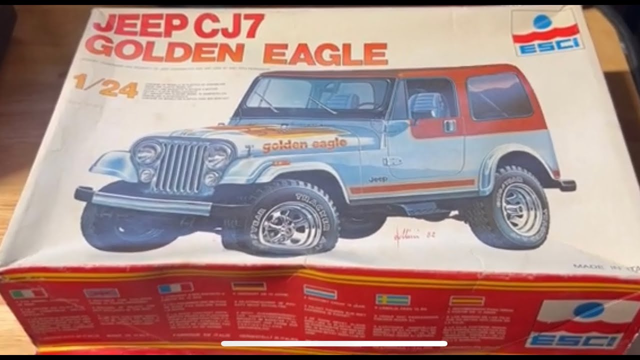 Esci 1/24 scale Jeep CJ7 model kit review - YouTube