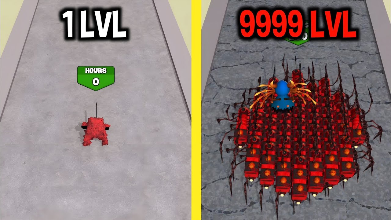 MAX LEVEL in Monster Evolution: Crowd Clash Game - YouTube