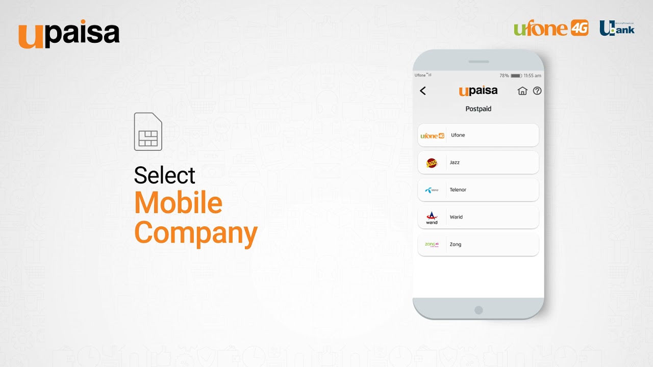 Postpaid Bill Payment with UPaisa App - YouTube