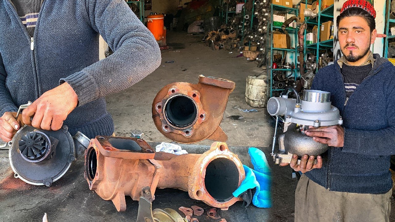 Turbocharger Maintenance & Rebuild || Very Rusty Turbocharger ...